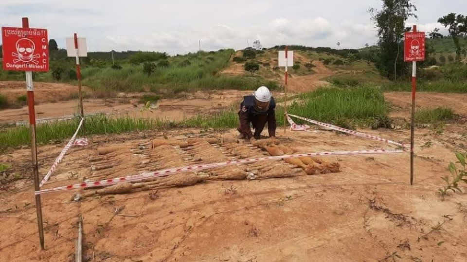 ១១ខែ CMAC រំដោះផ្ទៃដីចម្ការមីន និងគ្រាប់ជាង៩១លានម៉ែត្រក្រឡា ...