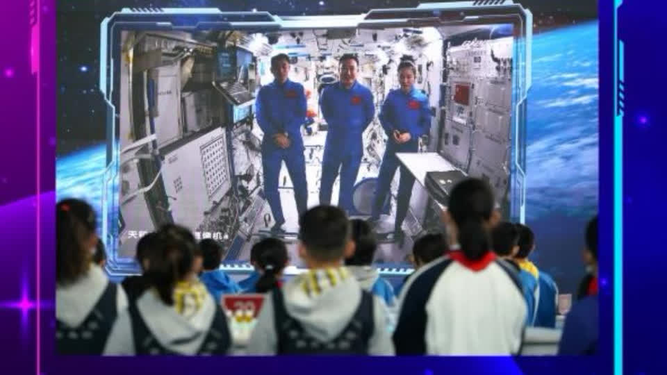 សកម្មភាពបង្រៀនលើលំហអវកាសលើកទីពីរនៃស្ថានីយអវកាសចិនទទួលបានជោគជ័យយ៉ាងគាប់ប្រសើរ - TNAOT