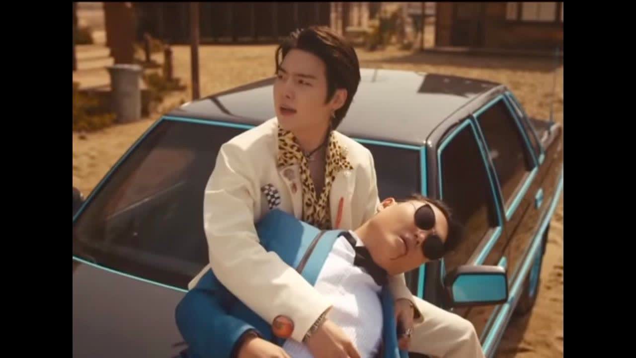 ចម្រៀងរបស់ BTS psy ft suga of BTS mv 🖤🖤episode 12 - TNAOT